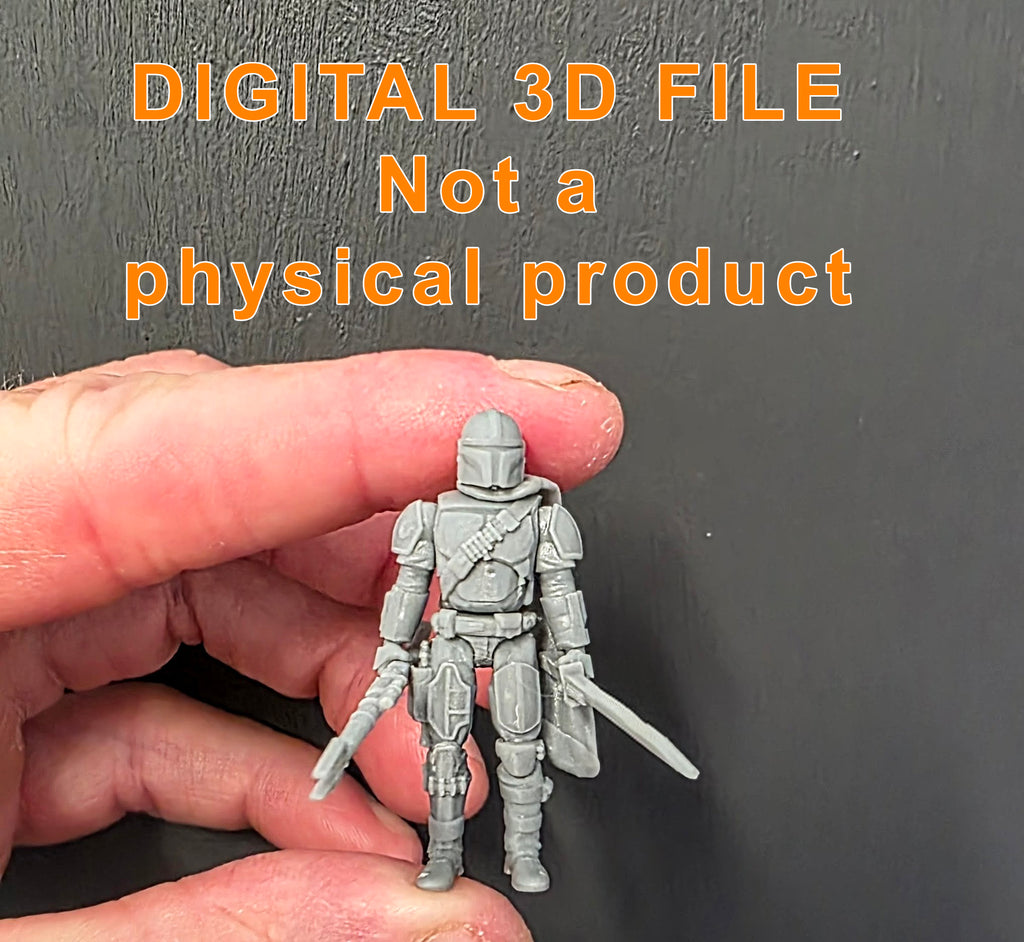 Digital 3D file 1.5" Bounty Hunter Vintage Articulation – Morphonauts