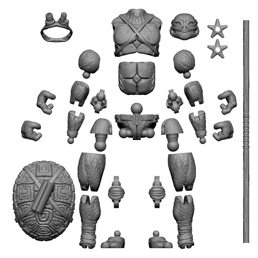 Turtle w/ Staff – Morphonauts