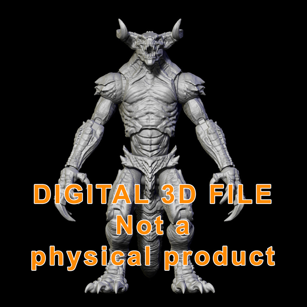 Demon Claw Articulated Figure Digital 3D files – Morphonauts