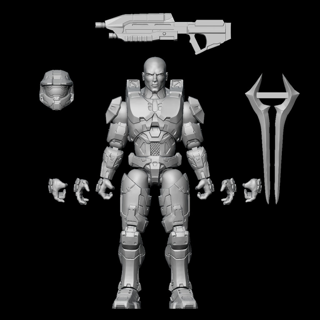 Spartan Articulated Figure Digital 3D files – Morphonauts