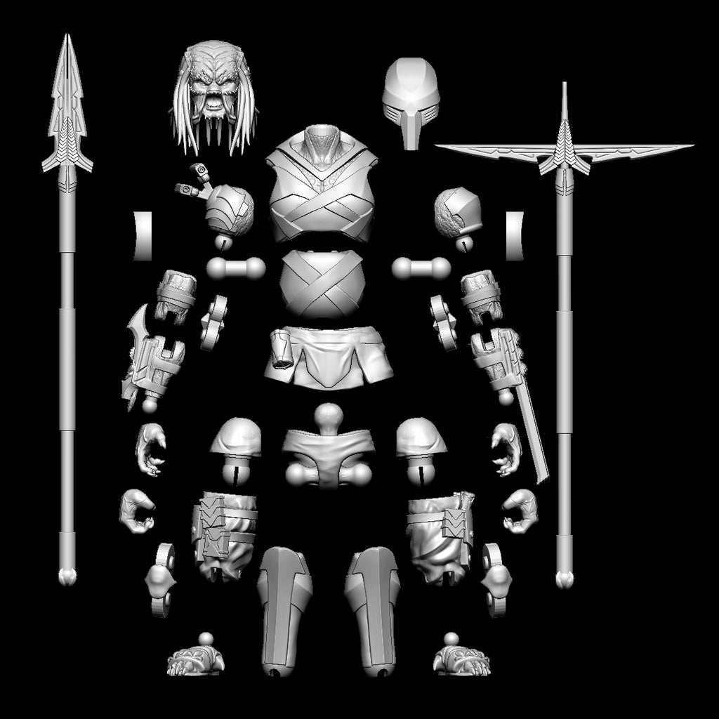 Ronin Hunter Figure Digital 3D files – Morphonauts