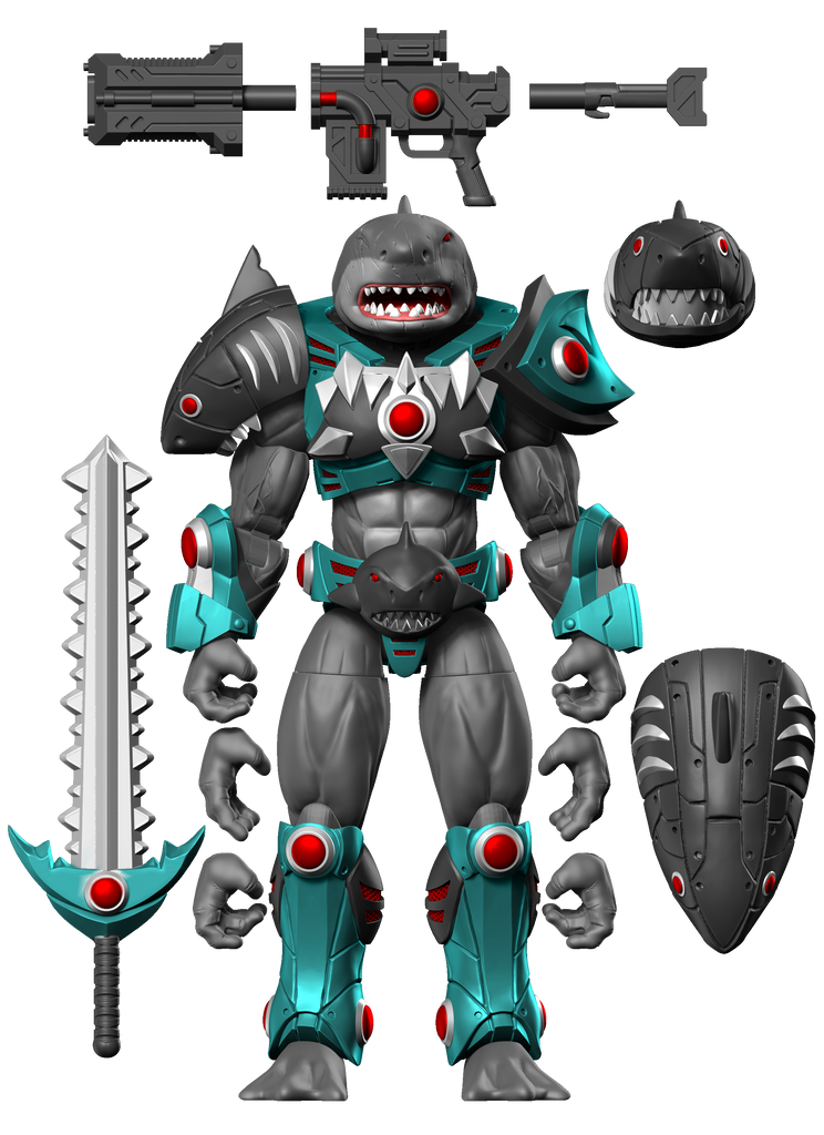 6.5" Sealoch Shark Combat Creatures Action Figure – Morphonauts