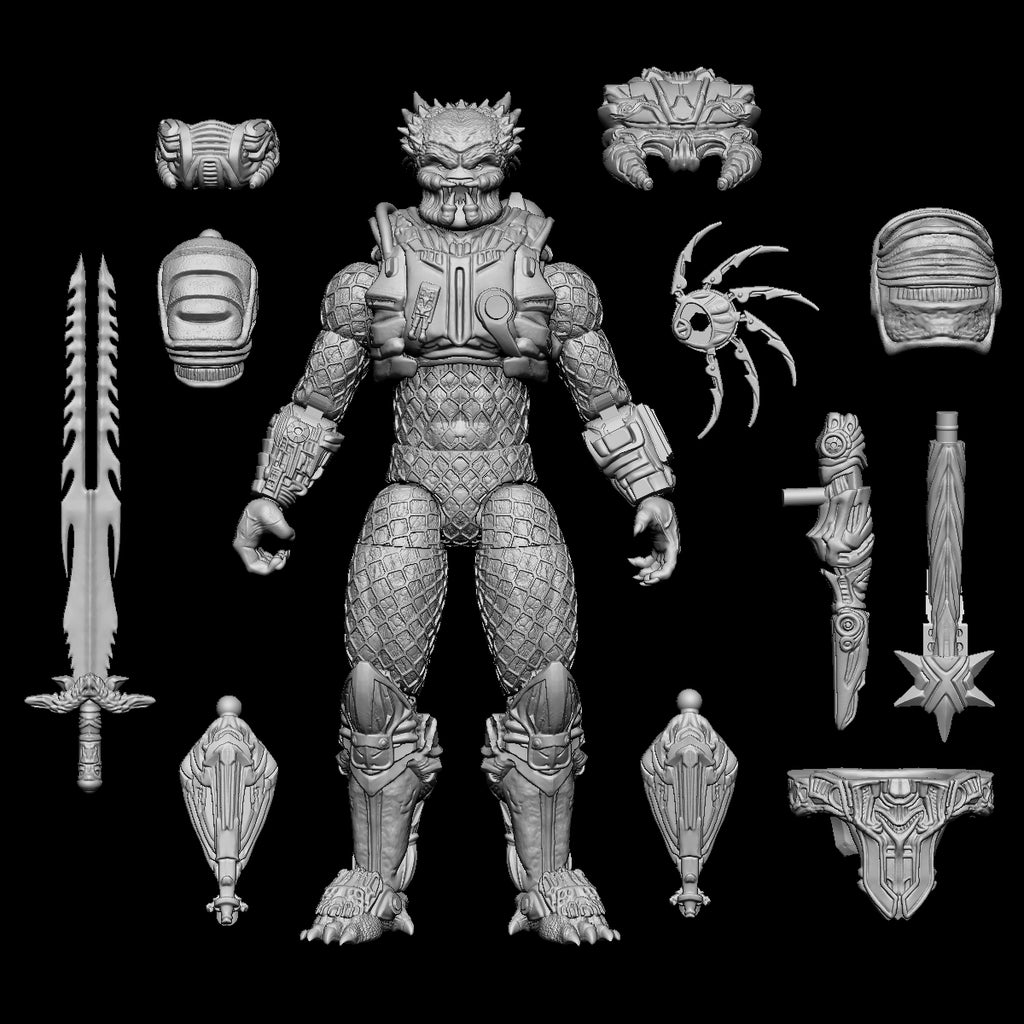 Spike Tail Hunter Articulated Figure Digital 3D files – Morphonauts