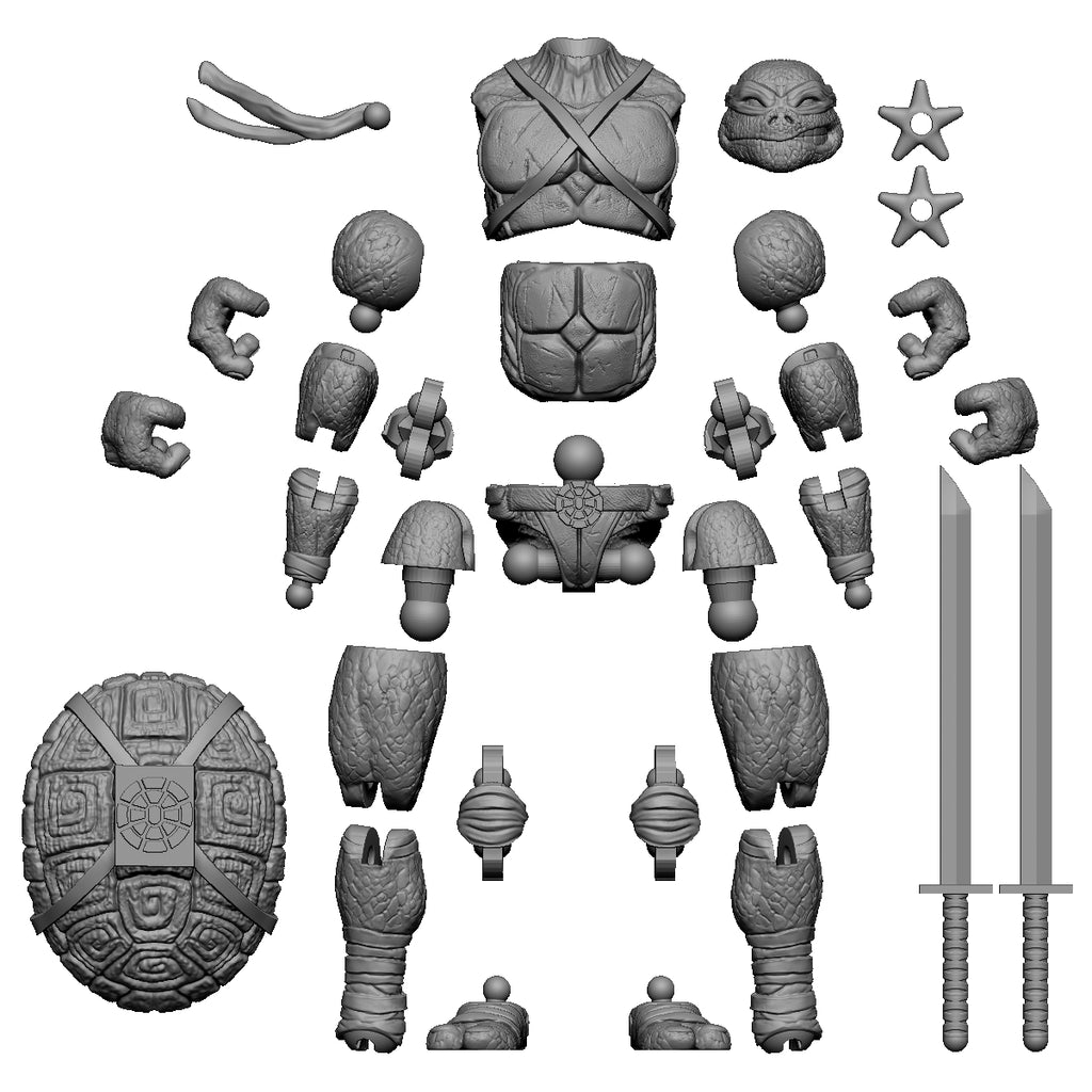 Turtle w/ Swords – Morphonauts